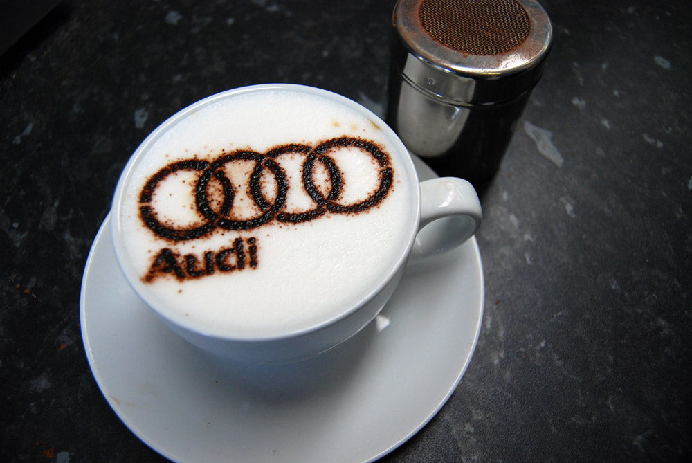 Personalised Logo Coffee Stencil – PersonalisedGoodies.co.uk