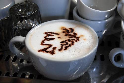 Personalised Logo Coffee Stencil – PersonalisedGoodies.co.uk